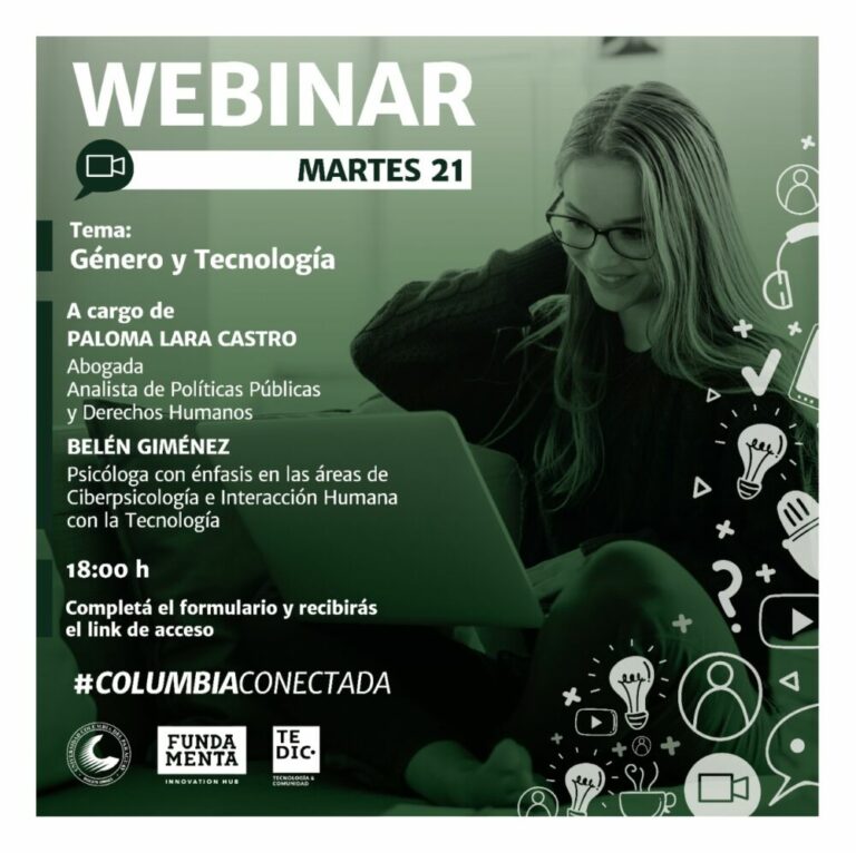 Webinar sobre Género y Tecnología – TEDIC