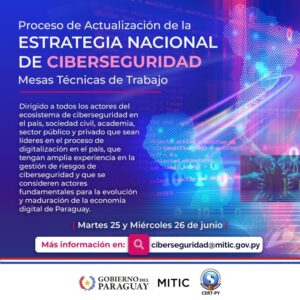 Mesa técnica de trabajo: Estrategia nacional de ciberseguridad – Asunción – TEDIC